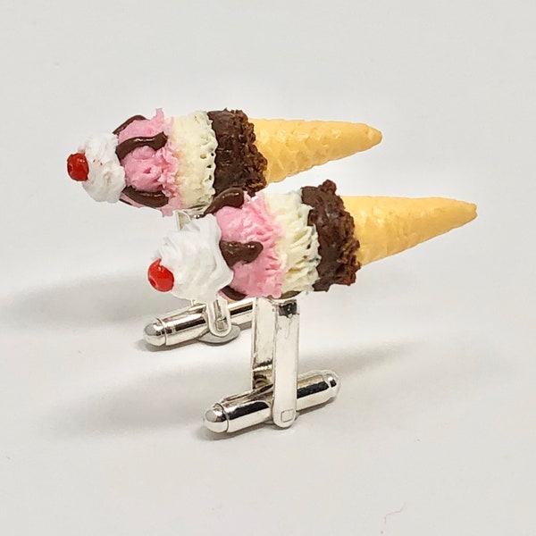 Ice Cream Cufflinks - Etsy