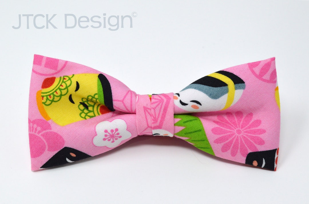 Kawaii Sushi Sashimi Anime Bow Tie Necktie Men's Accessories Bowtie ...