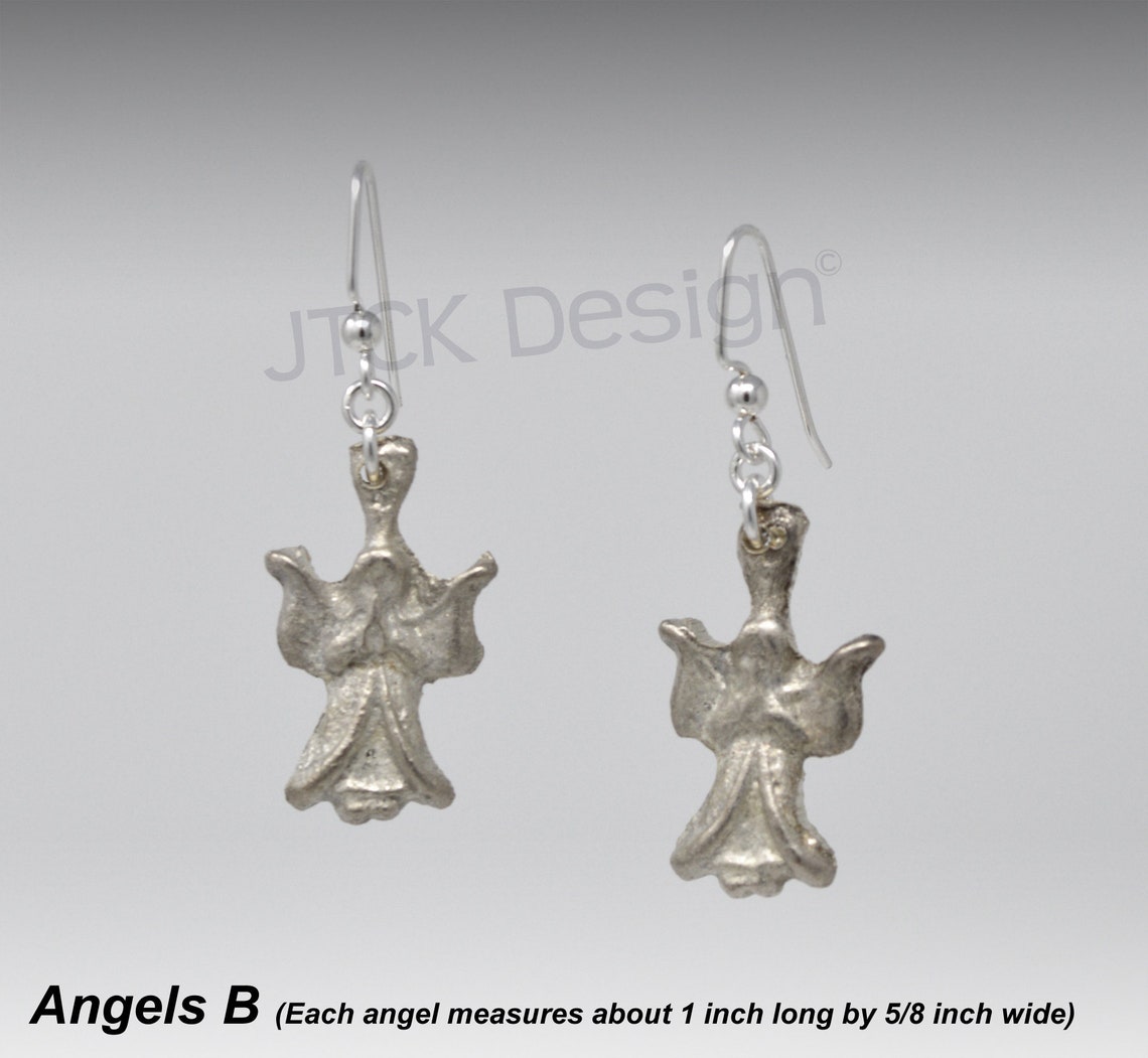Authentic Boho Mexican Milagros Angel Cherub St. Valentine Earrings ...