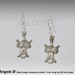 Authentic Boho Mexican Milagros Angel Cherub St. Valentine Earrings ...