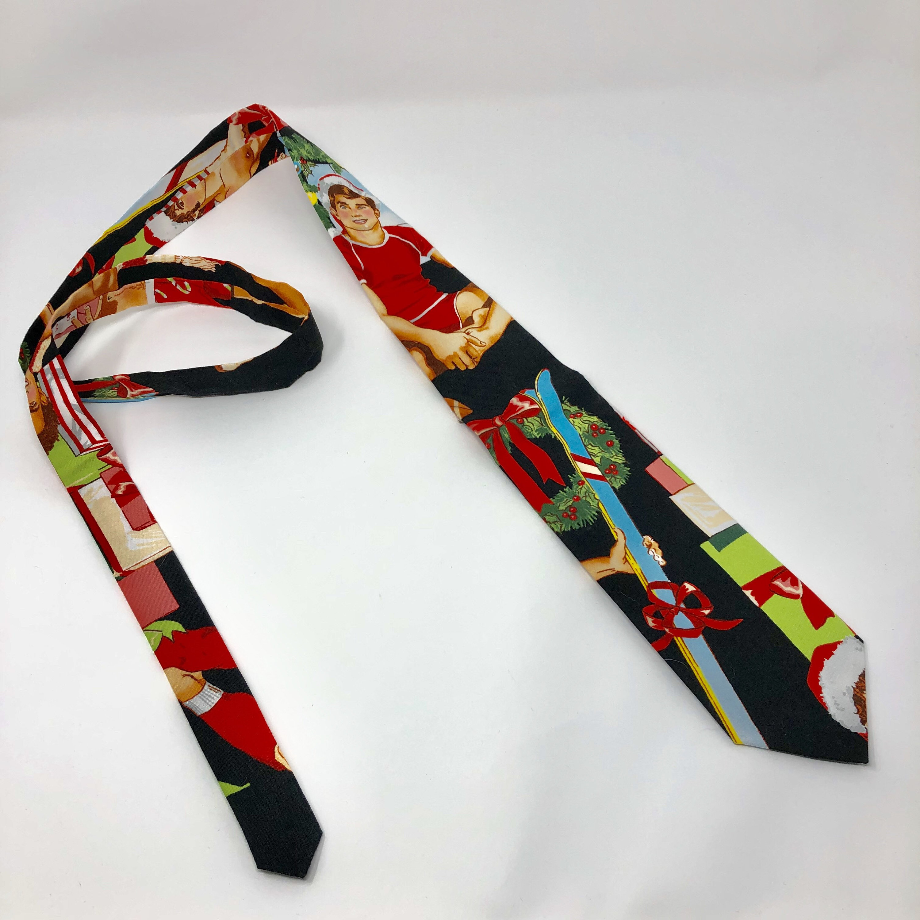 All American Christmas Gay Twink Tie Necktie Mens Etsy