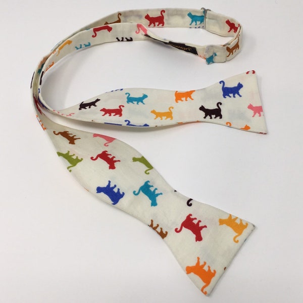Rainbow Cat Bowtie - Etsy