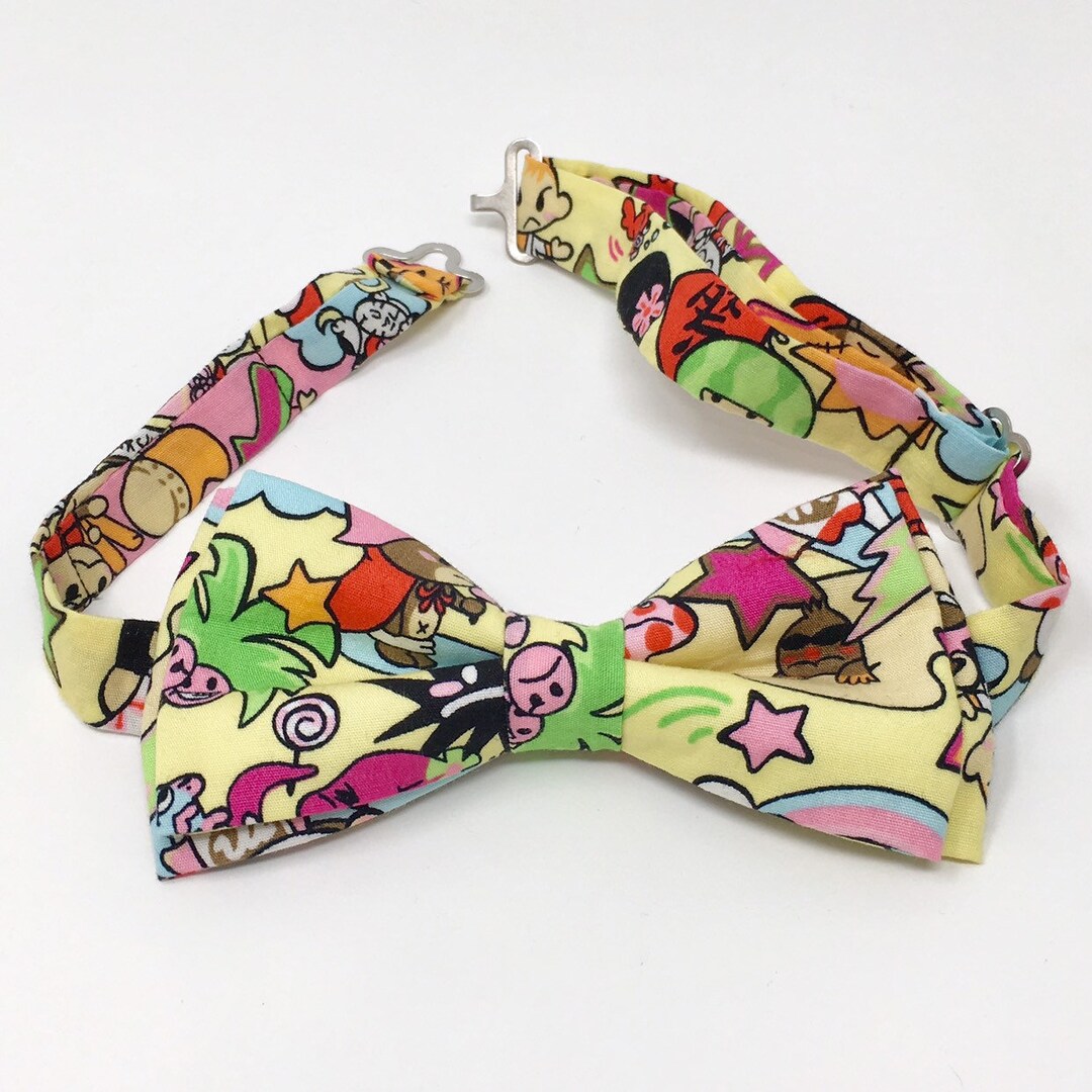 Kawaii Japanese Anime Cartoon Bow Tie Necktie Men's Accessories Teal ...