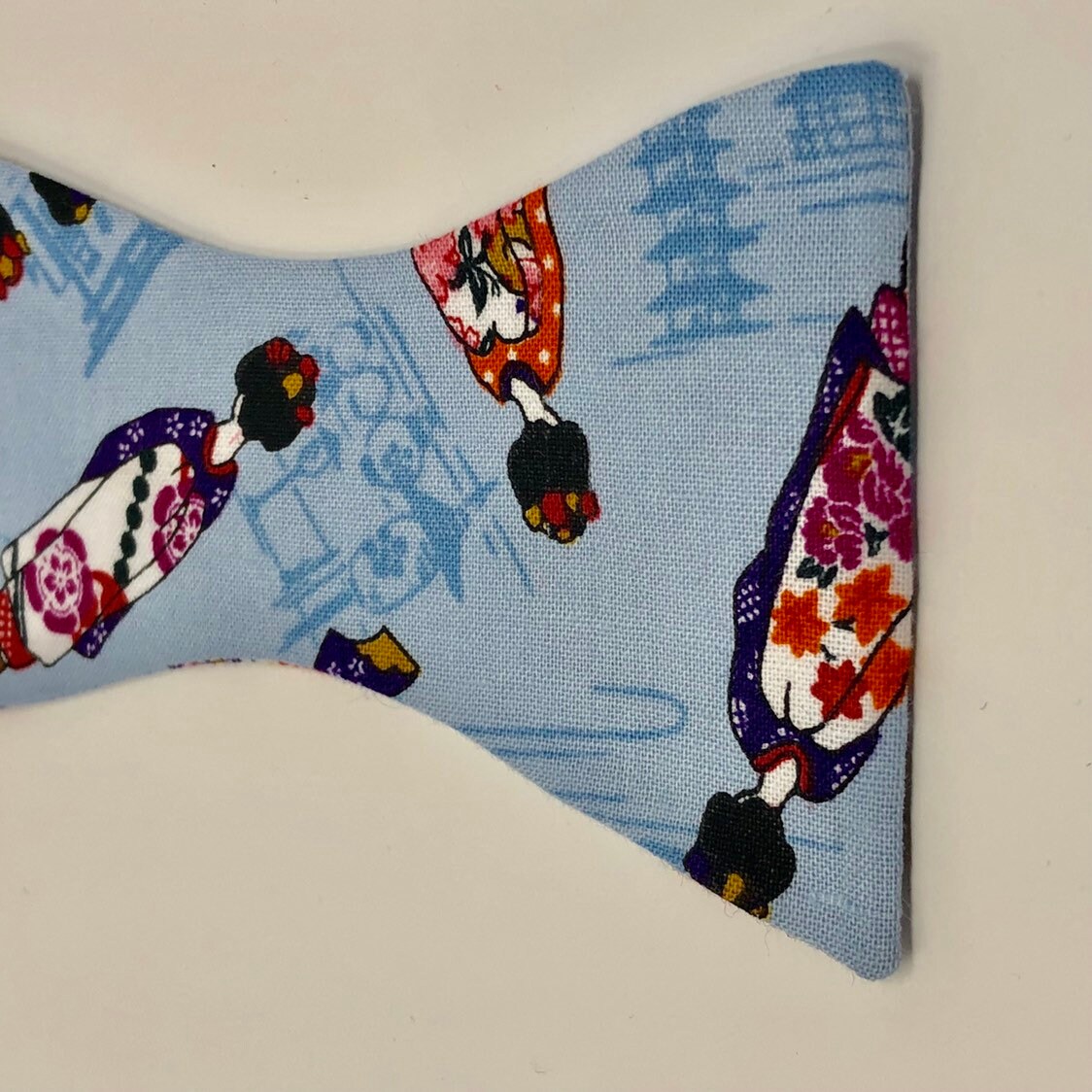 Traditional Self Tie Geisha Bow Tie Necktie Men's | Etsy