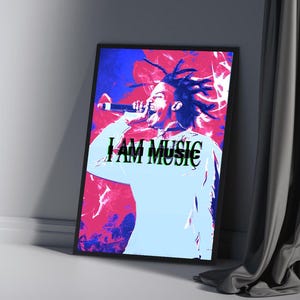 Playboi Carti Poster, Playboi Carti I AM MUSIC Poster Print, Playboi ...