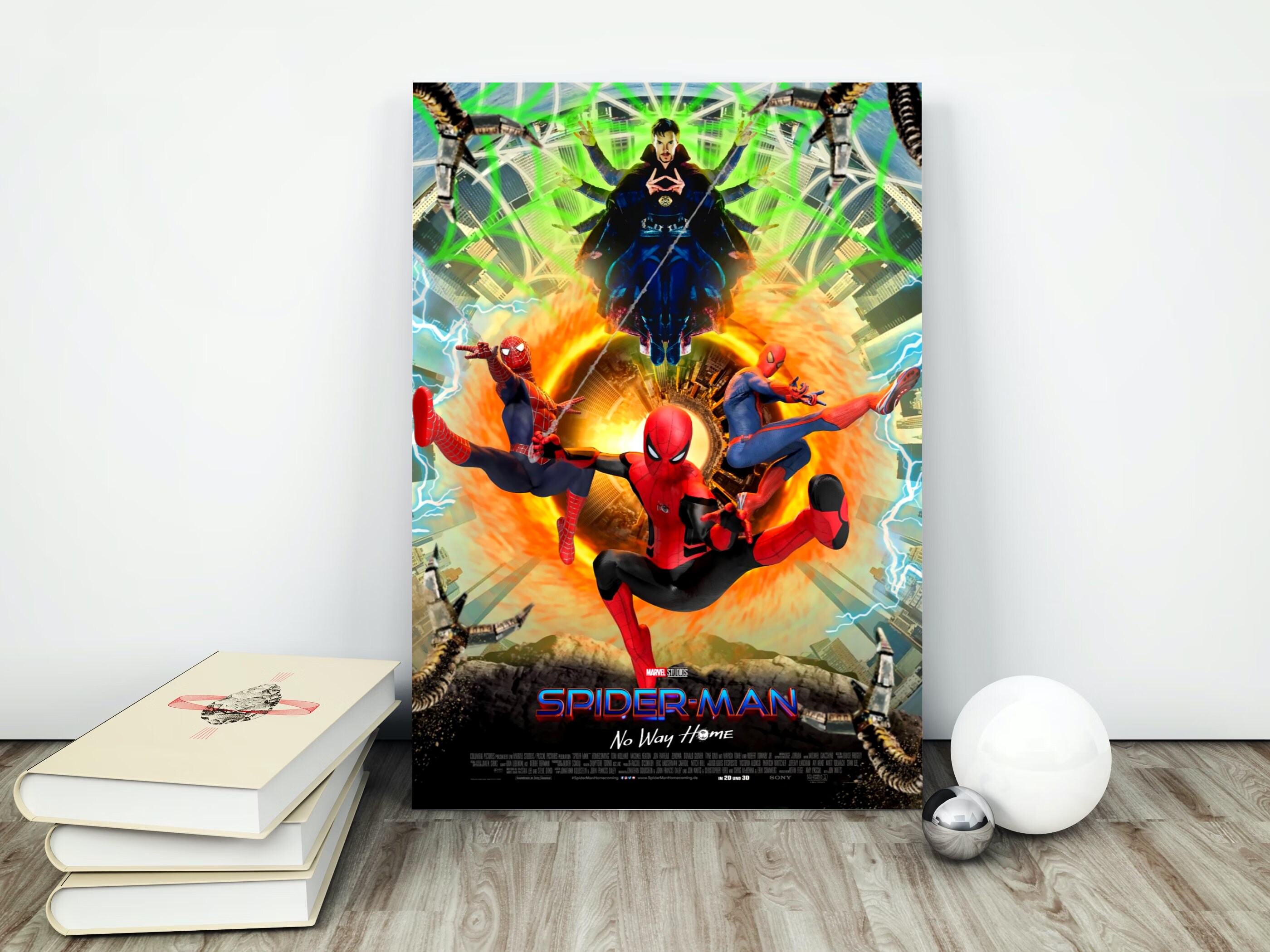 Spiderman No Way Home Poster Marvel Movie Poster Wall Art - Etsy
