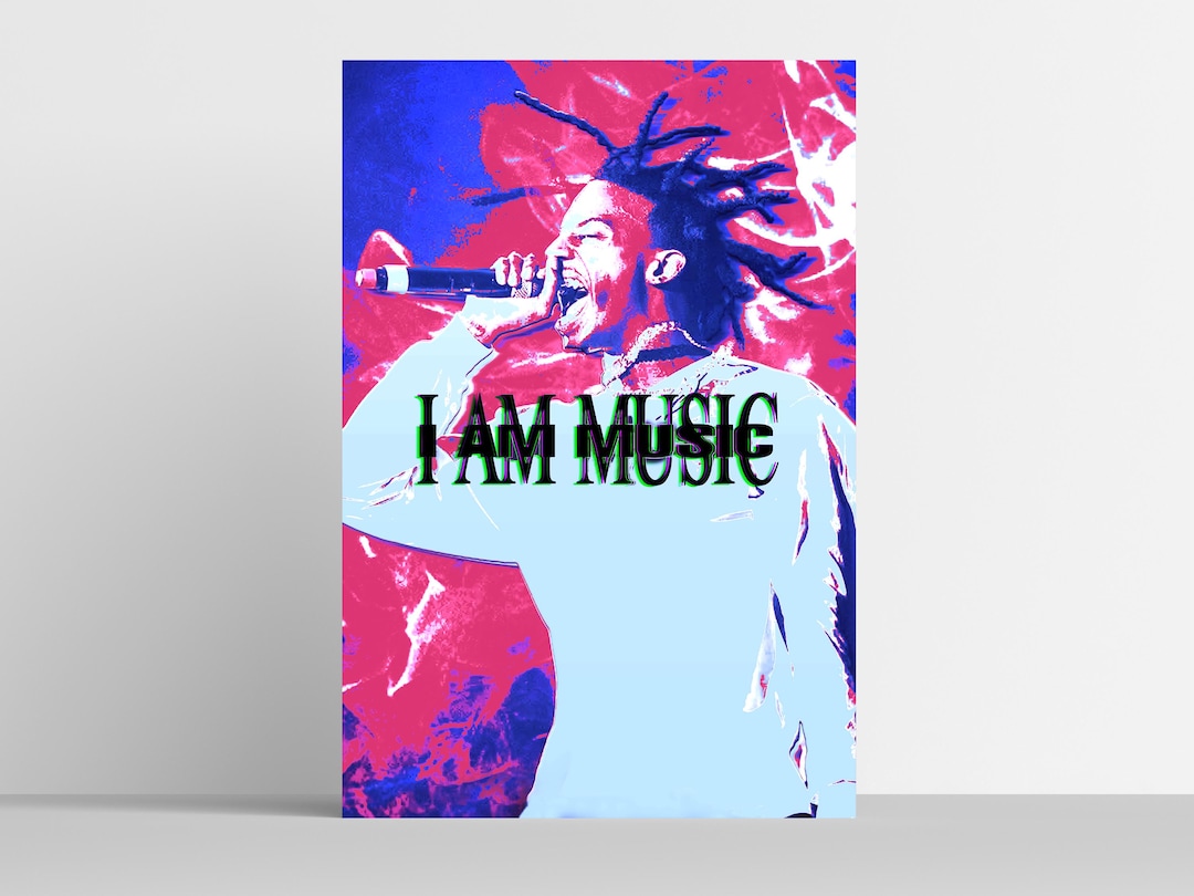 Playboi Carti Poster, Playboi Carti I AM MUSIC Poster Print, Playboi ...