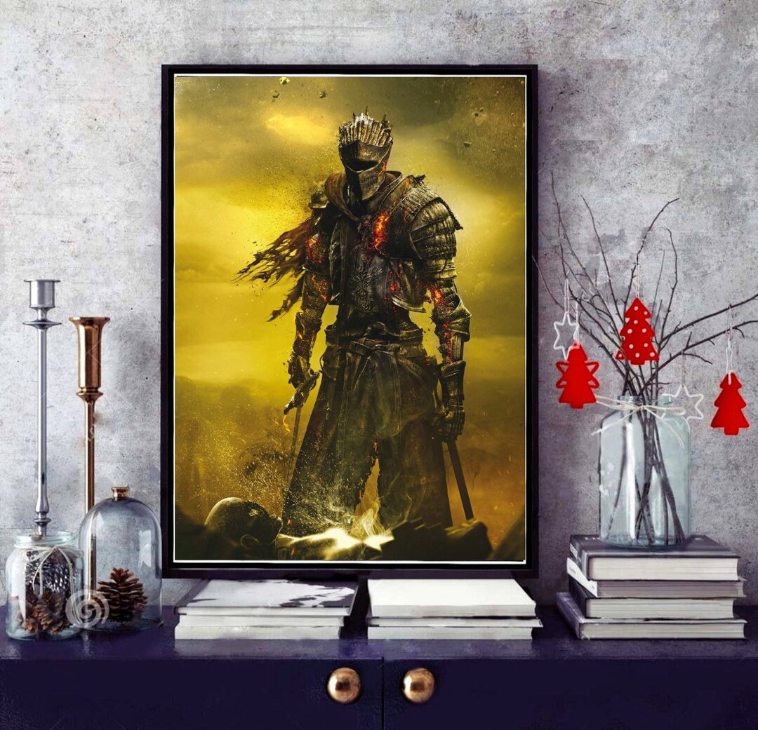 Dark Souls Poster Dark Souls Art Wall Art Print Dark Etsy
