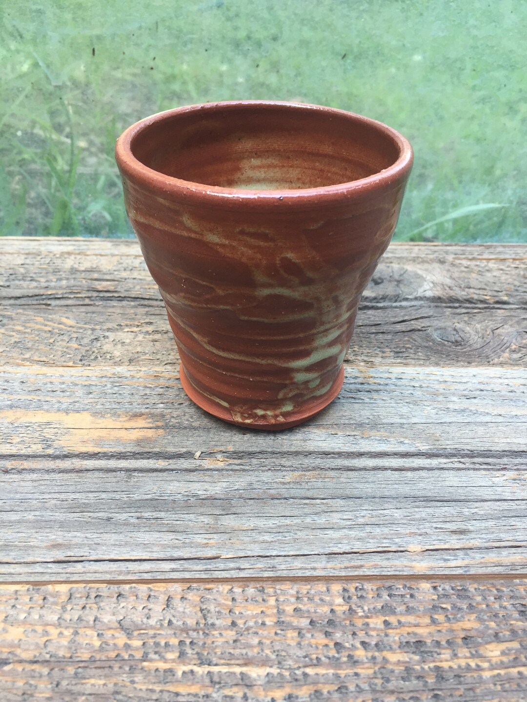 Vermilion Swamp Goblette, Ceramic Tumbler, Handmade Drinking Cup ...