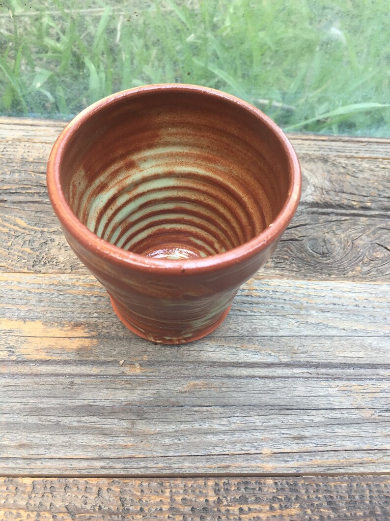 Vermilion Swamp Goblette, Ceramic Tumbler, Handmade Drinking Cup ...
