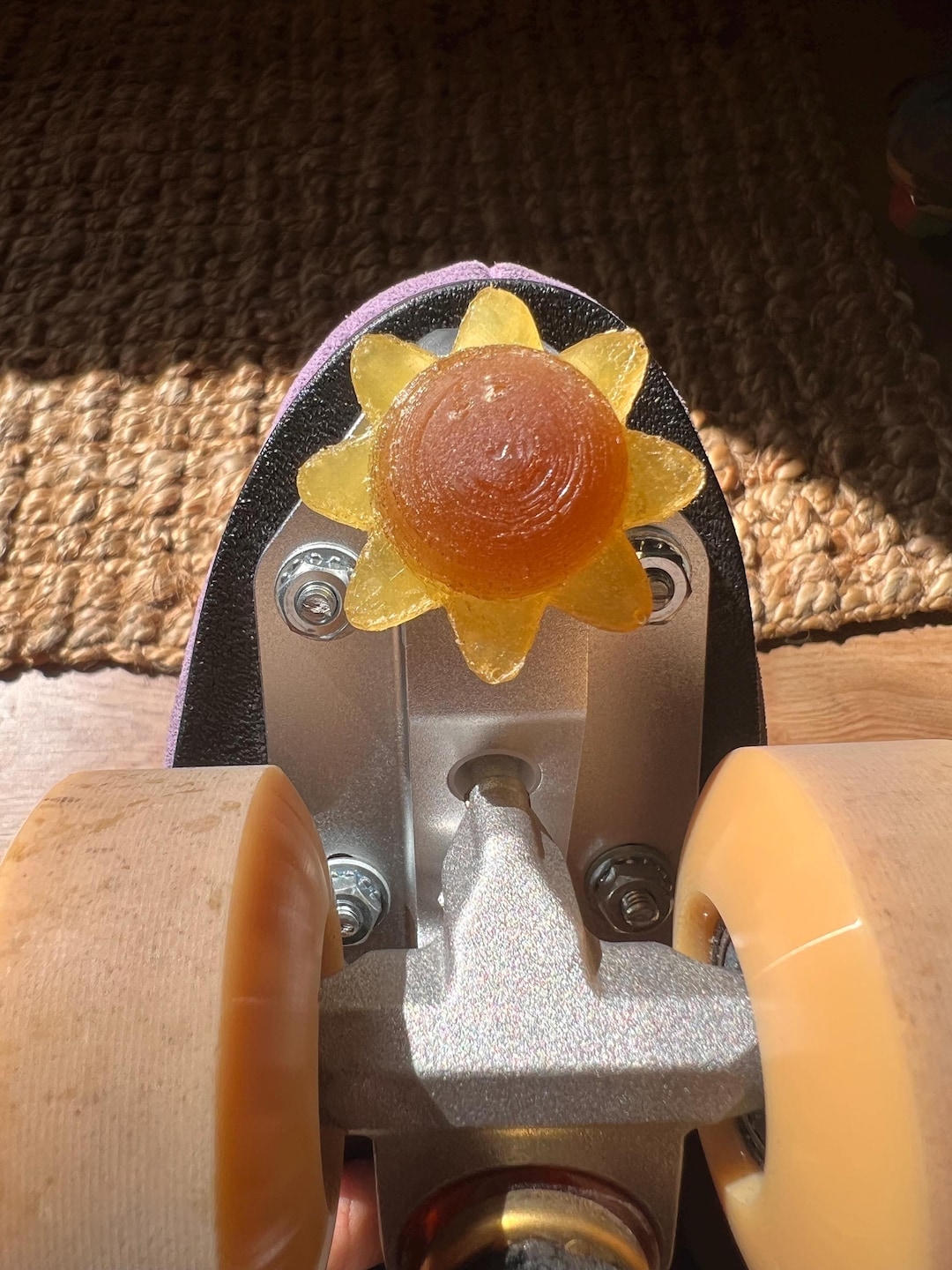 Rollerskate Jam Plug Sunflower Aesthetic Glow in the Dark - MEDIUM - Etsy