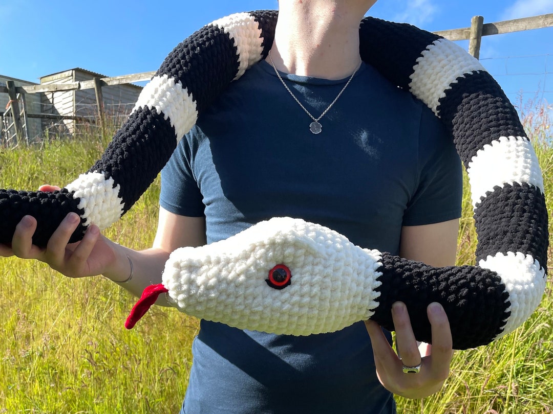 Extra Large Crochet Snake, Amigurumi Animals, Giant Plushies, Unique ...