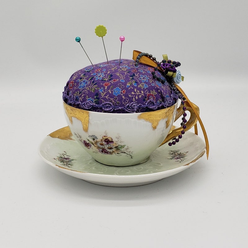 Teacup Pincushion - Etsy