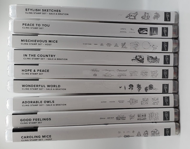 Stampin' UP RETIRED Stamp Sets - Etsy