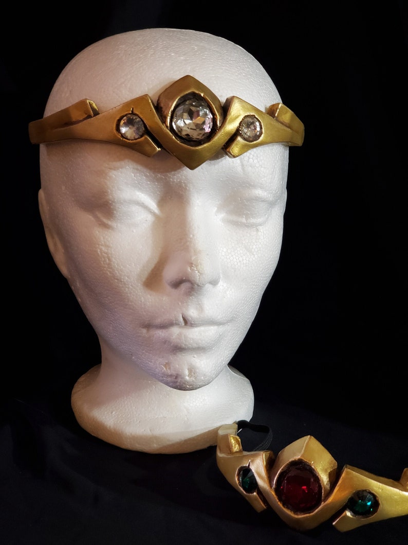 Skyrim Circlet Customized Prop With Genuine Swarovski Crystal - Etsy