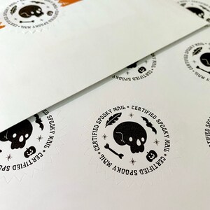 Certified Spooky Mail Sticker Sheet | Small Business Packaging Stickers ...