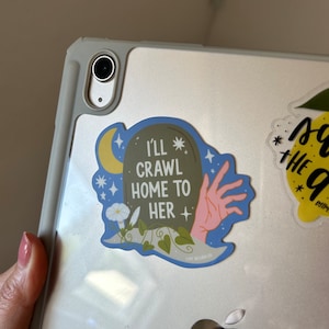 Hozier I'll Crawl Home to Her Sticker Die-cut Water Bottle Sticker ...