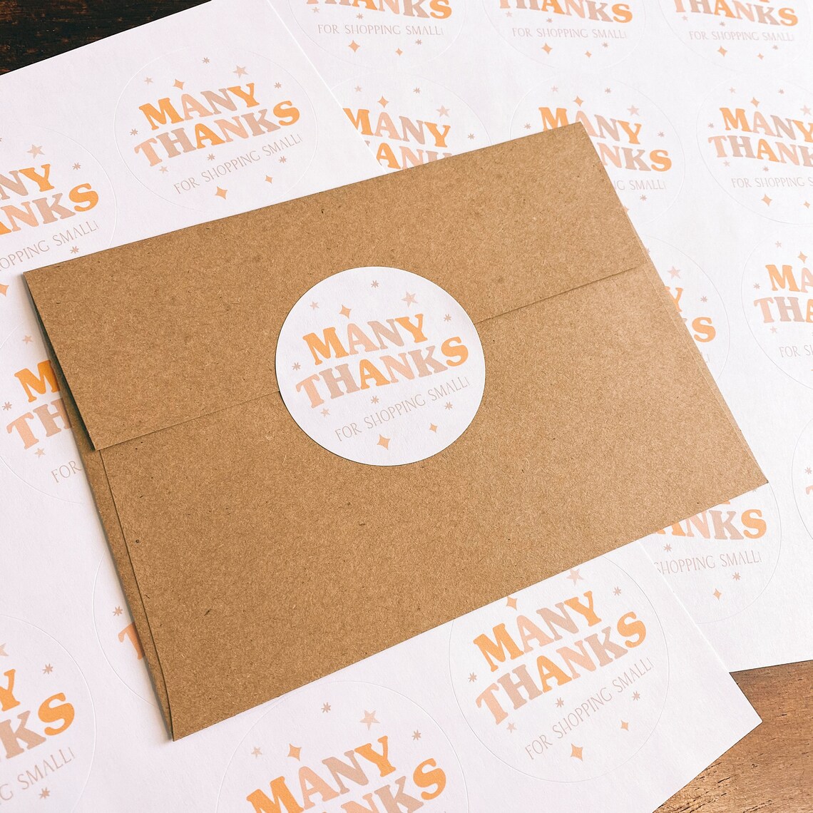 Small Business Packaging Stickers Circle Sticker Sheets - Etsy