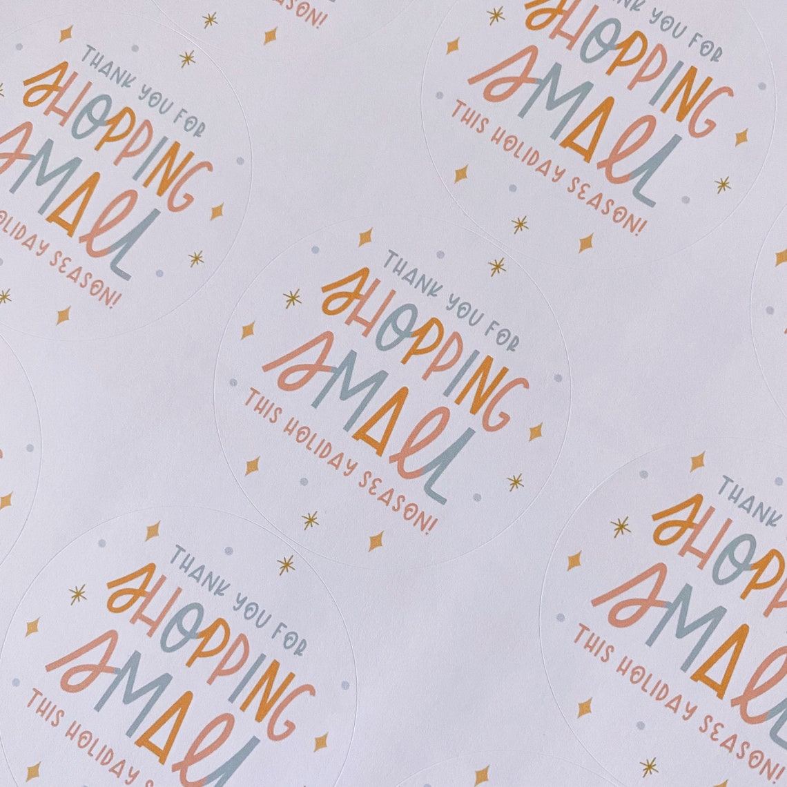 Small Business Packaging Stickers Holiday Sticker Sheets - Etsy