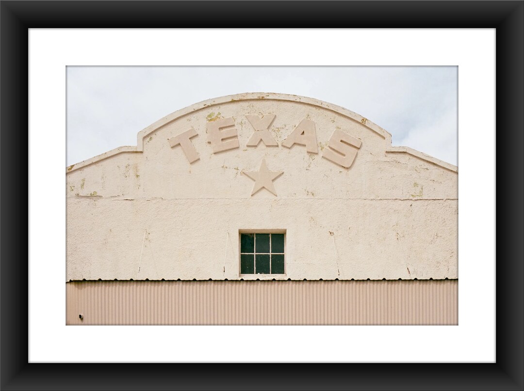 Fine Art Print of an Historic Building in Marfa, Texas ("texas"), Film ...