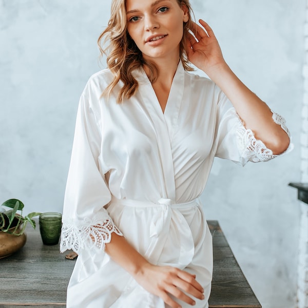 Silk Bridal Robes - Etsy