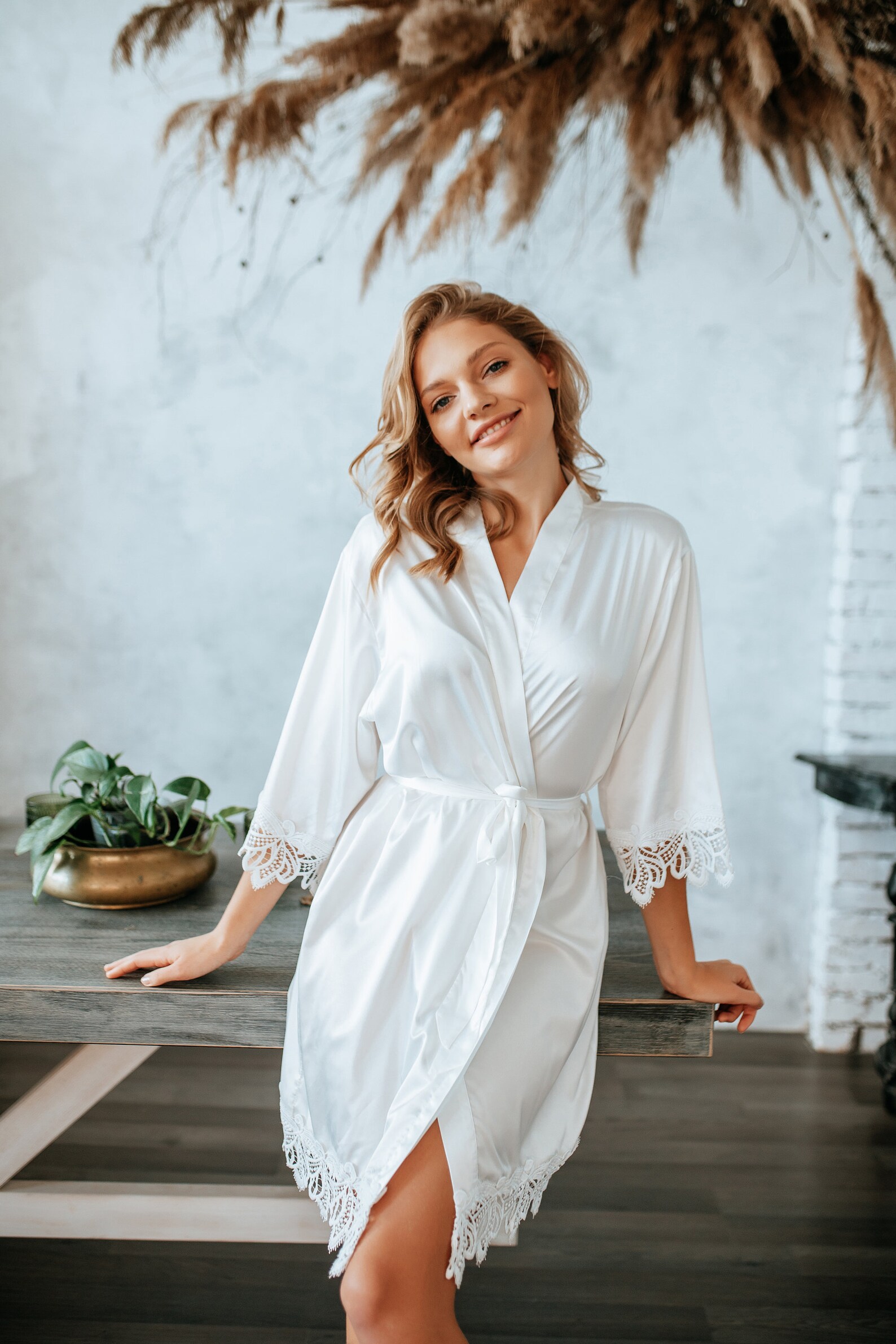 Bride Robe/bridesmaid Robe/bridal Robe/wedding - Etsy