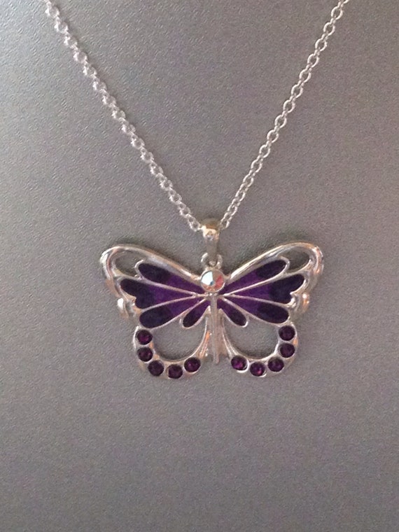 Swarovski butterfly pendant store