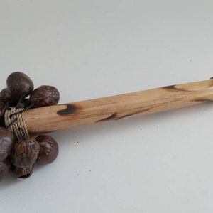 Nut Shells Maraca/ Musical Instrument/ Handmade Maraca/nut Shells ...