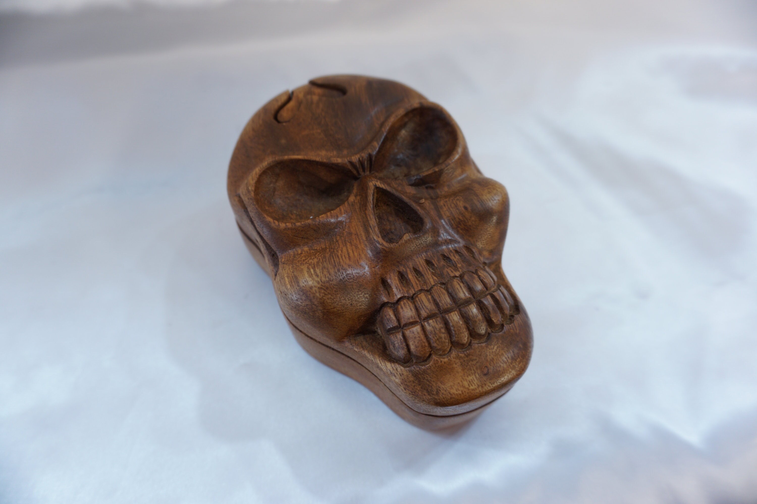 Skull Puzzle Box / Secret Box / Wood Carving - Etsy