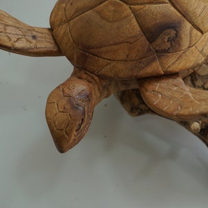 Wooden Turtle / Carved Wooden Turtle / Wood Carving. - Etsy