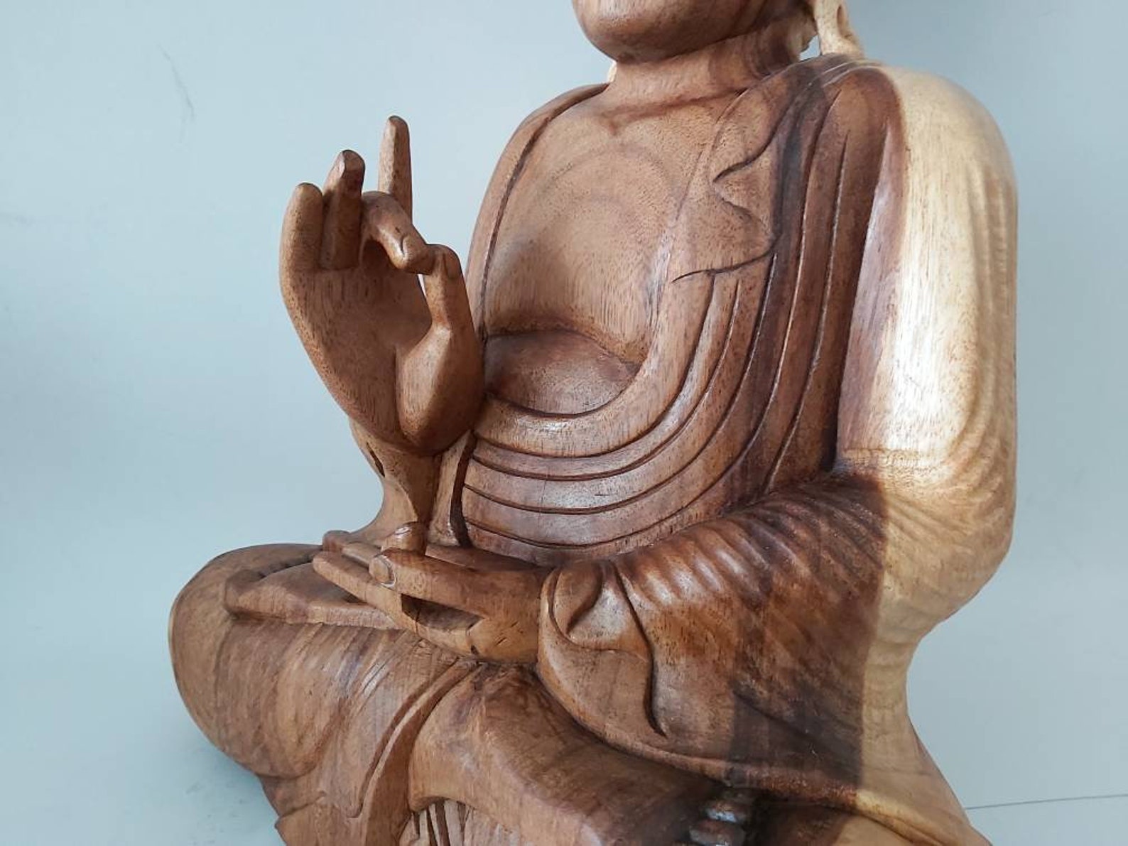 Wooden Buddha Statue/buddha Figurine/buddha Sculpture/wood | Etsy