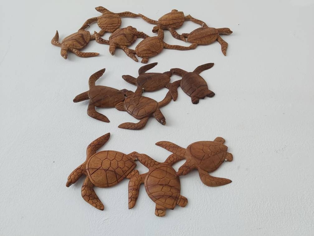 Sea Turtle Wall Decor. Sea Turtle Sculpture. Wood Carving. | Etsy