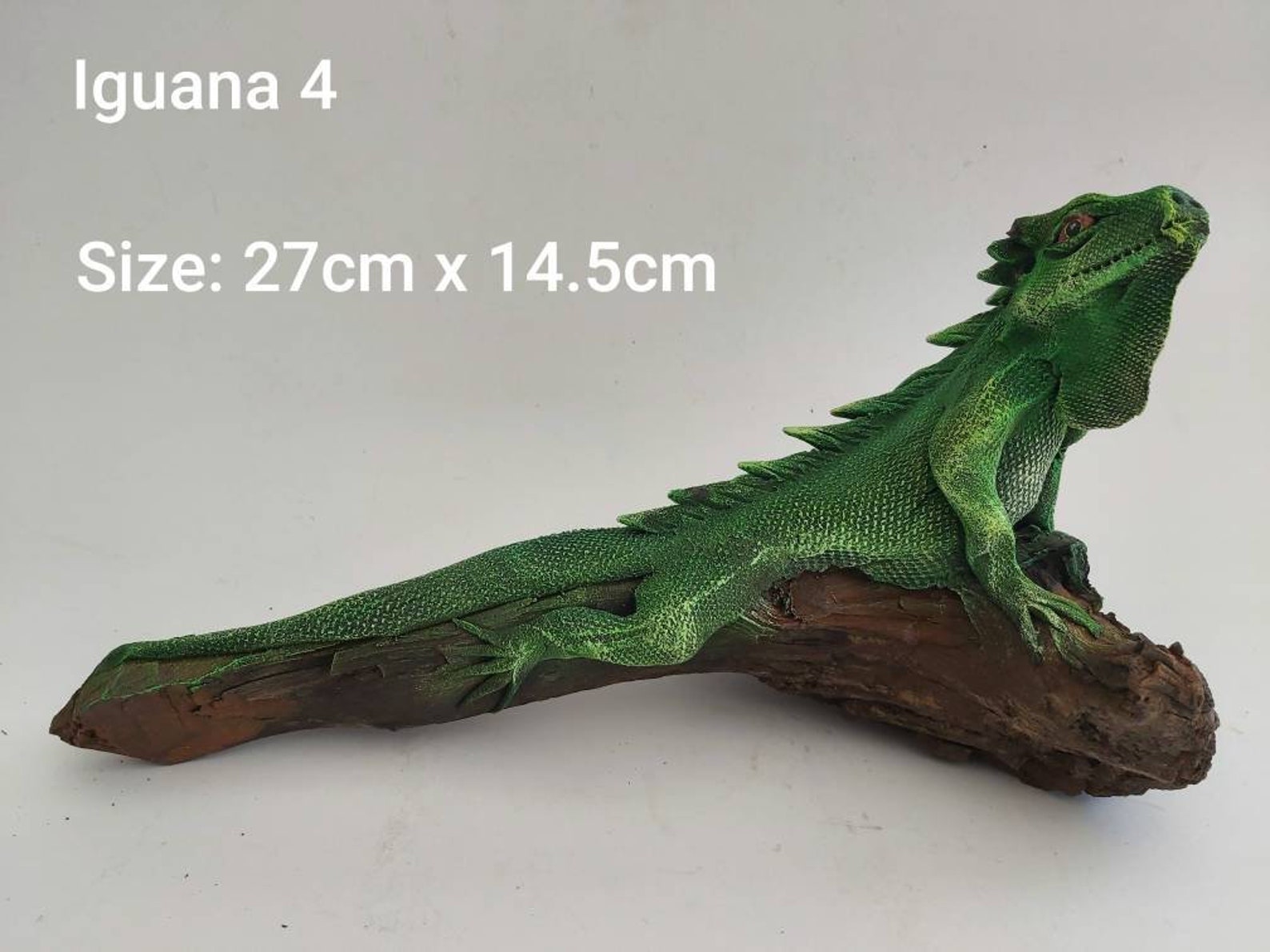 Handmade Green Iguana / Clay Sculptures / Home Decor / Outdoor | Etsy