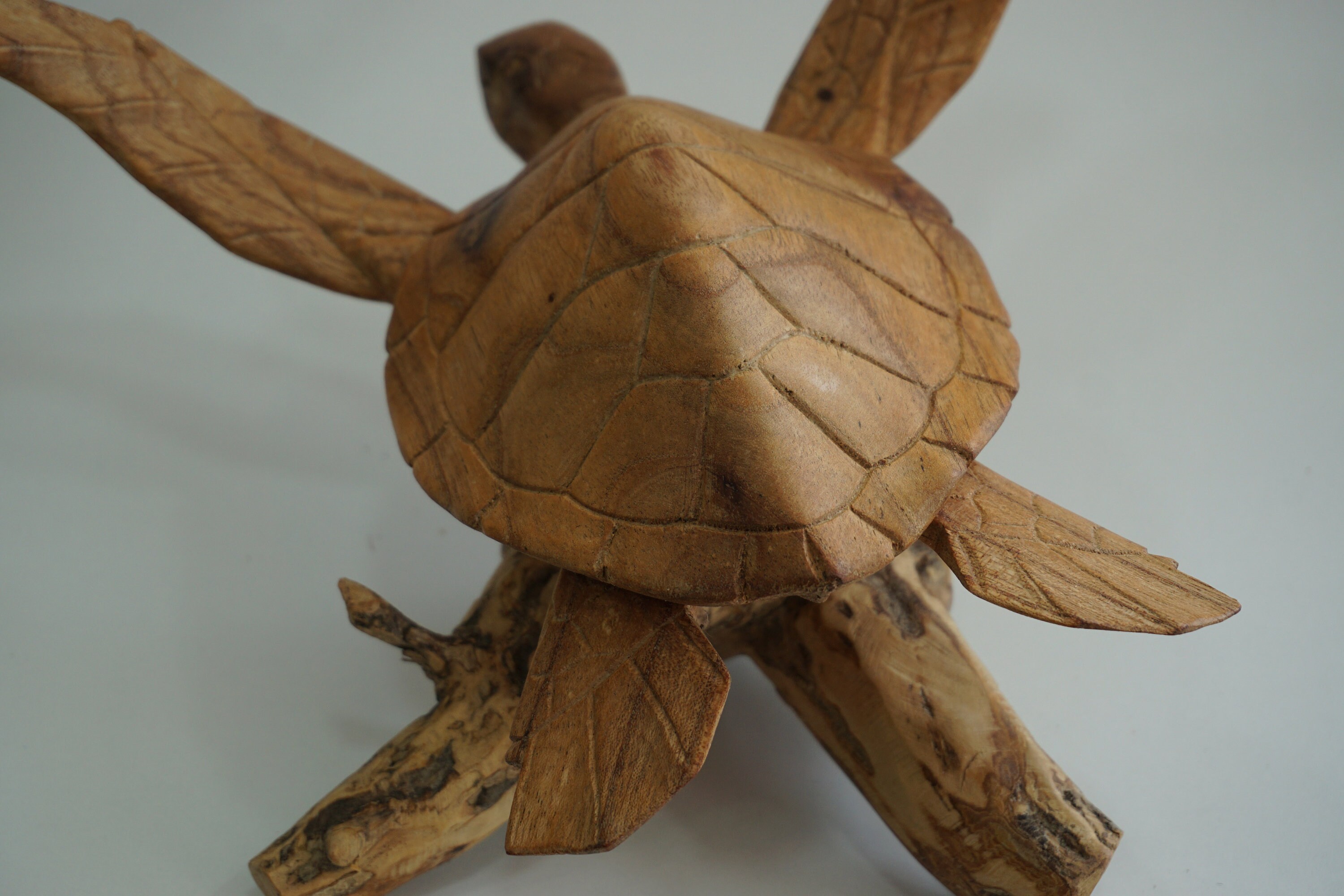 Wooden Turtle / Carved Wooden Turtle / Wood Carving. | Etsy
