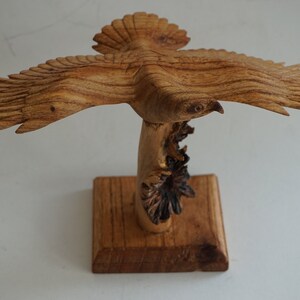 Wooden Flying Eagle / Wooden Eagle / Eagle Sculpture / Wood Carving - Etsy