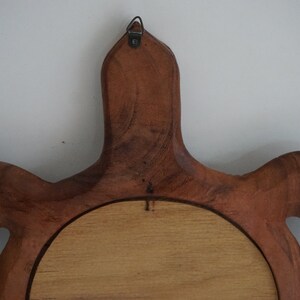 Wooden Turtle Frame Mirror / Carving Turtle Mirror Wall Hanging / Wall ...