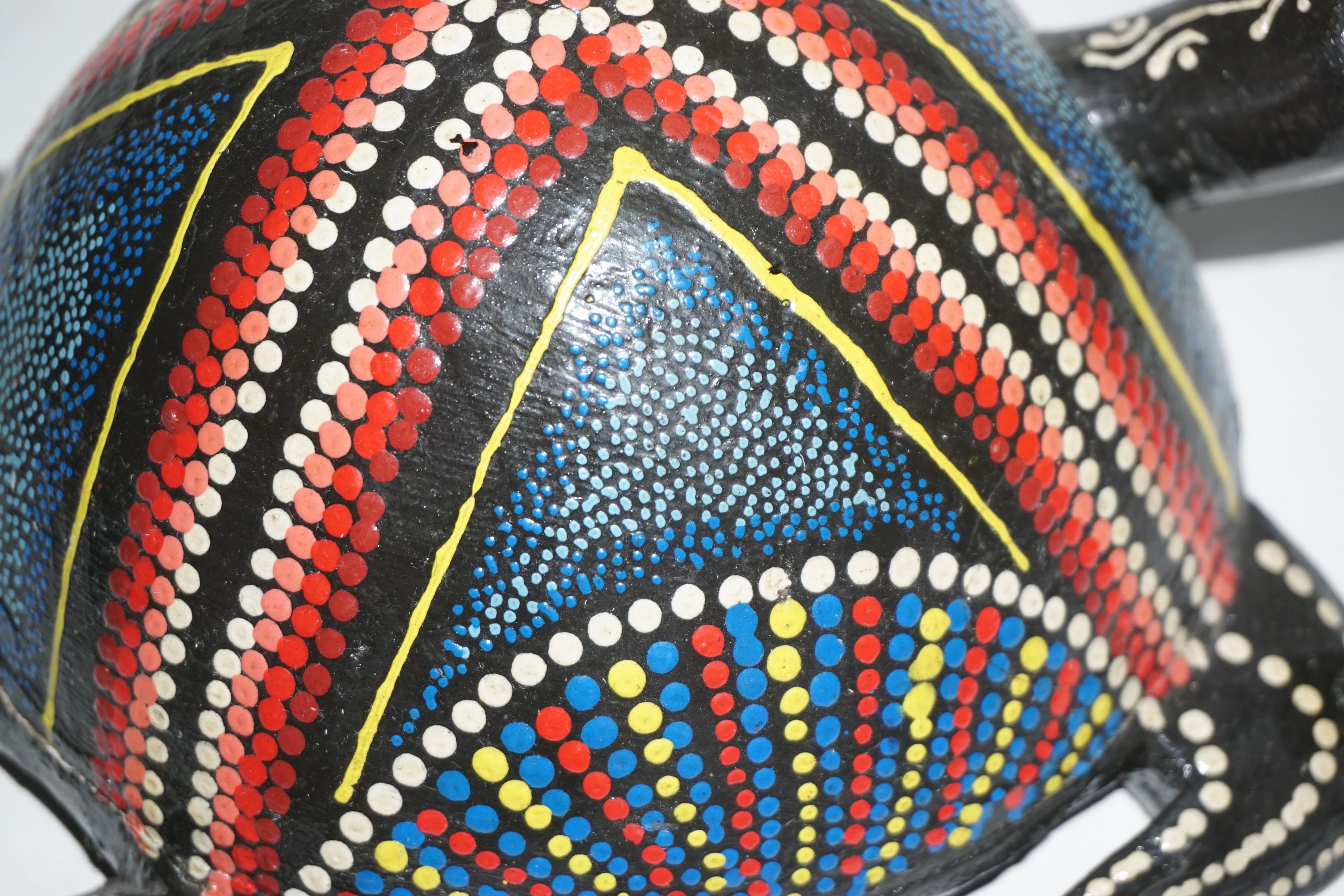 Painted Bobble Head Turtle Out of Coconut Shell Handicraft | Etsy