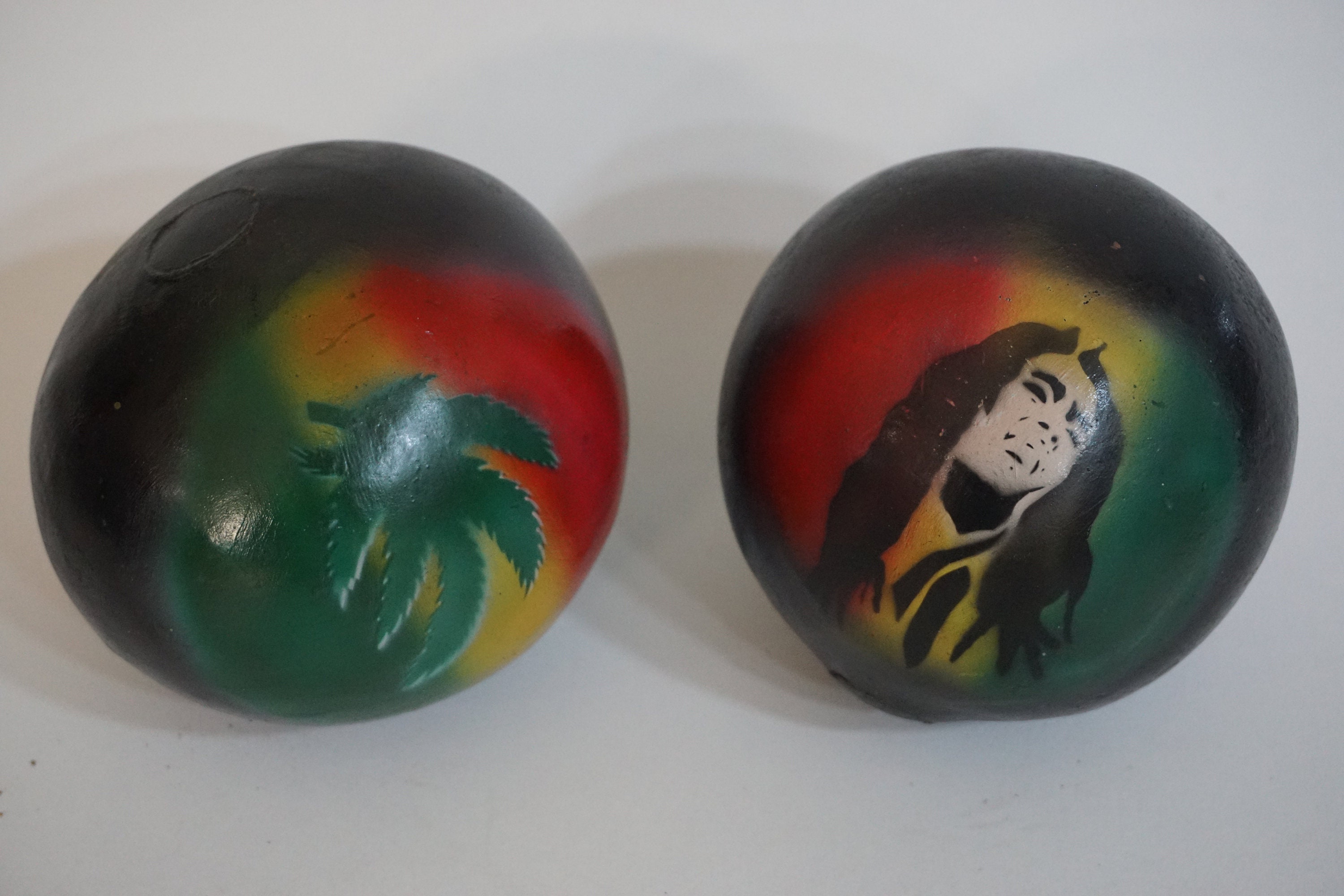 Coconut Maraca / Airbrush Painted Maraca / Coconut Rattle / | Etsy