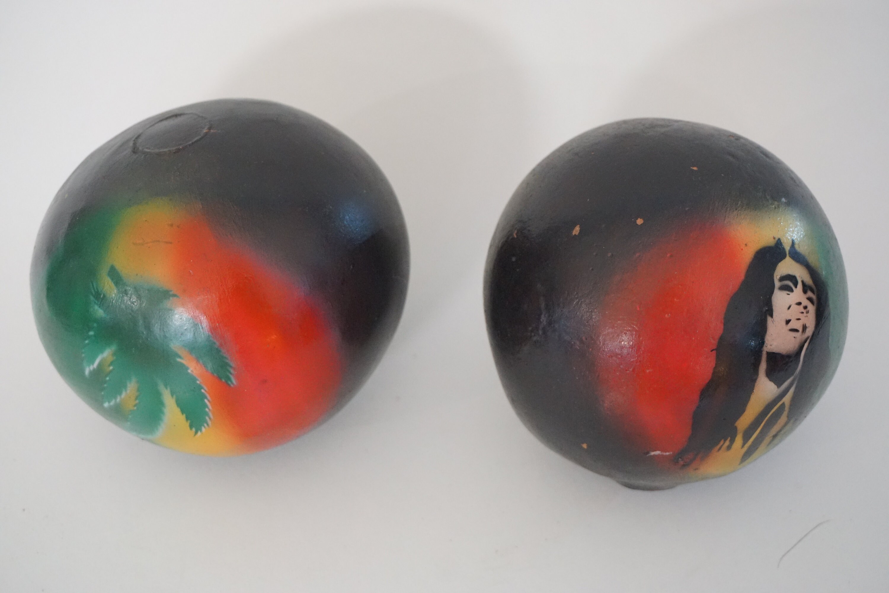 Coconut Maraca / Airbrush Painted Maraca / Coconut Rattle / | Etsy