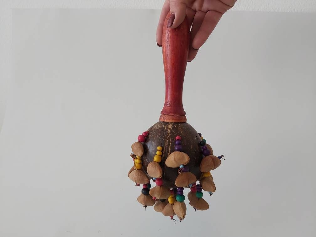 Coconut Maraca / Maraca Shaker /shaker Nutshells / Handicraft - Etsy