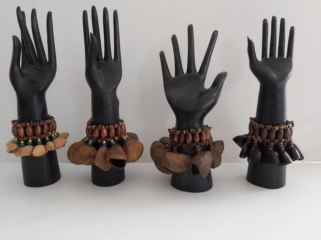 Wrist or Foot Shaker Made of Tapar Nut Shells / Musical Instrument ...