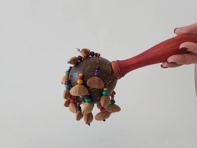 Coconut Maraca / Maraca Shaker /shaker Nutshells / Handicraft - Etsy