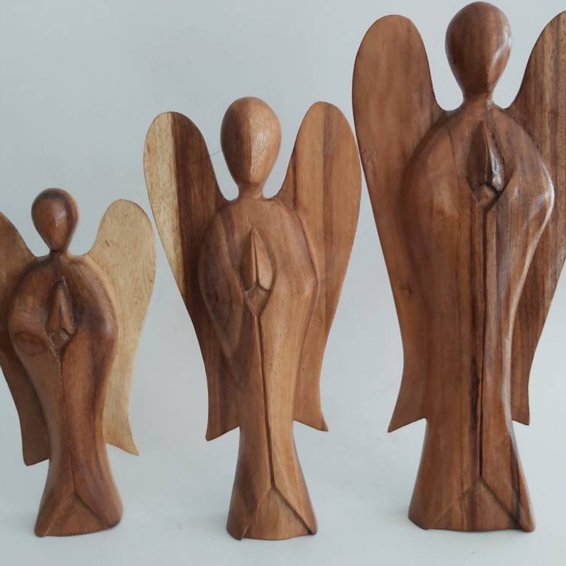 Holz Engel Figur