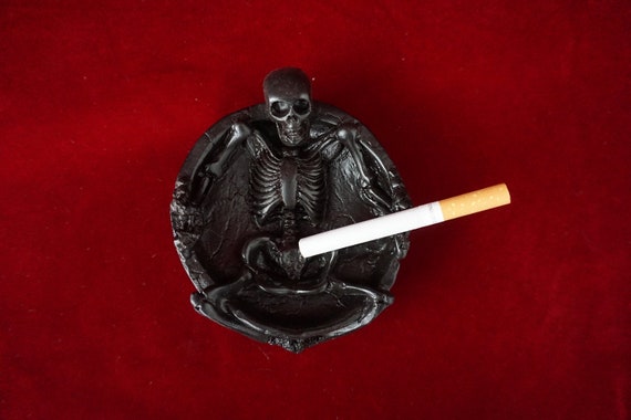 Skeleton Art Ash Tray / Resin Ashtray / Resin Sculpture for | Etsy