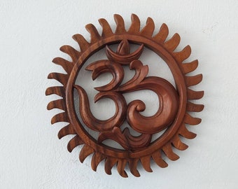 Wood Om Carving - Etsy