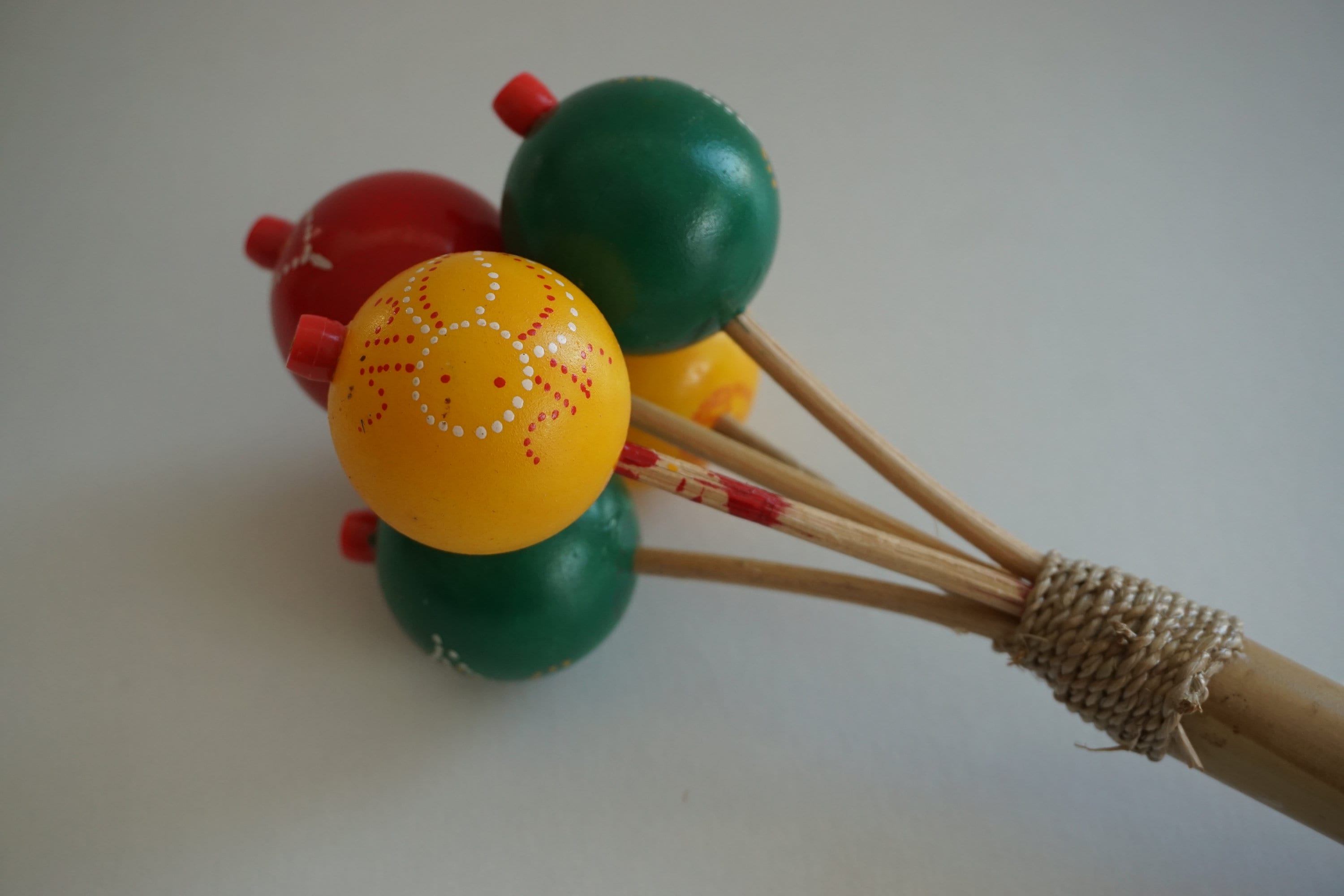 Stick Maracas / Five balls shaker / Toy instrument / Musical | Etsy