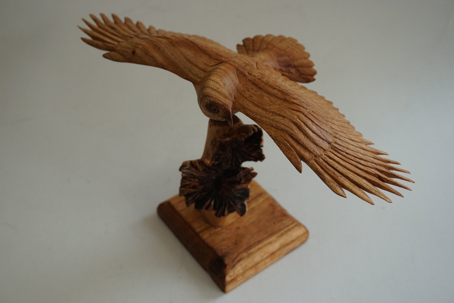 Wooden Flying Eagle / Wooden Eagle / Eagle Sculpture / Wood | Etsy