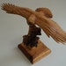 Wooden Flying Eagle / Wooden Eagle / Eagle Sculpture / Wood Carving - Etsy