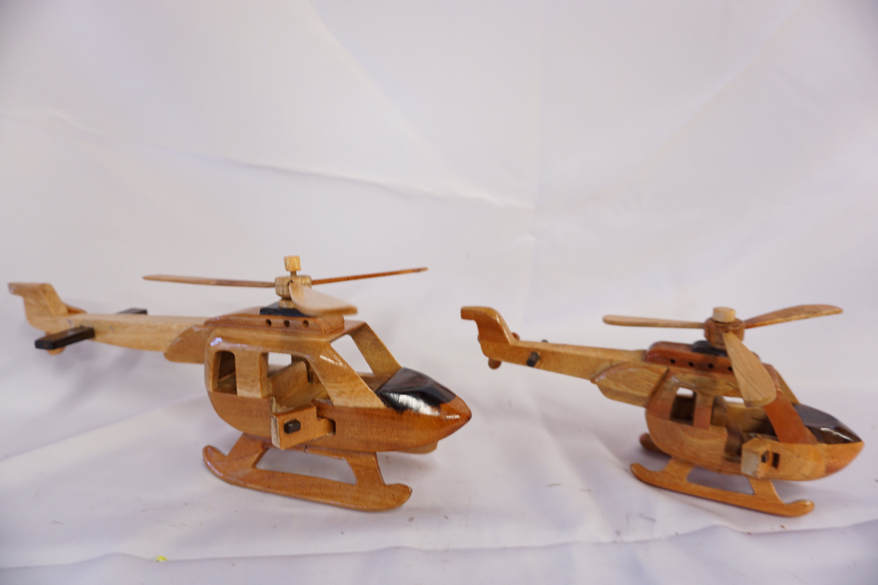 Wooden Helicopter Handicraft | Etsy