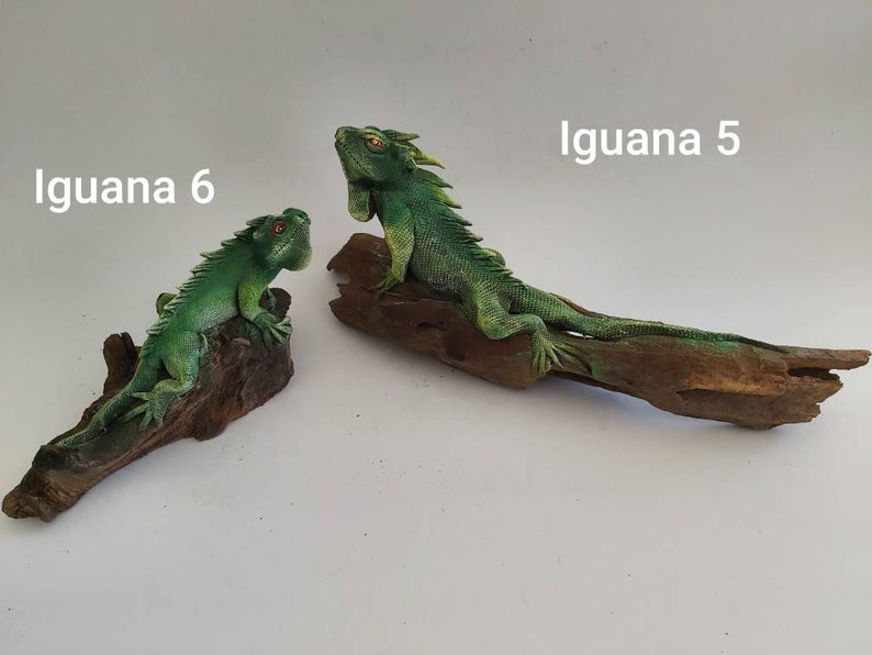 Handmade Green Iguana / Clay Sculptures / Home Decor / Outdoor | Etsy